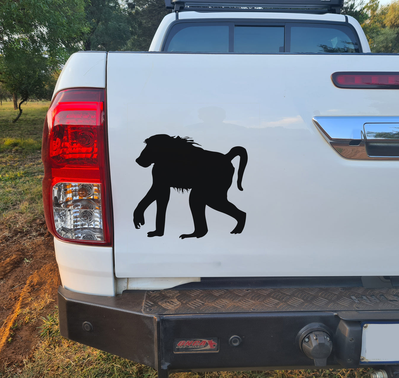 Baboon Bobbejaan #2 Bakkie Car Vehicle Vinyl Decal Sticker Art – Easy ...