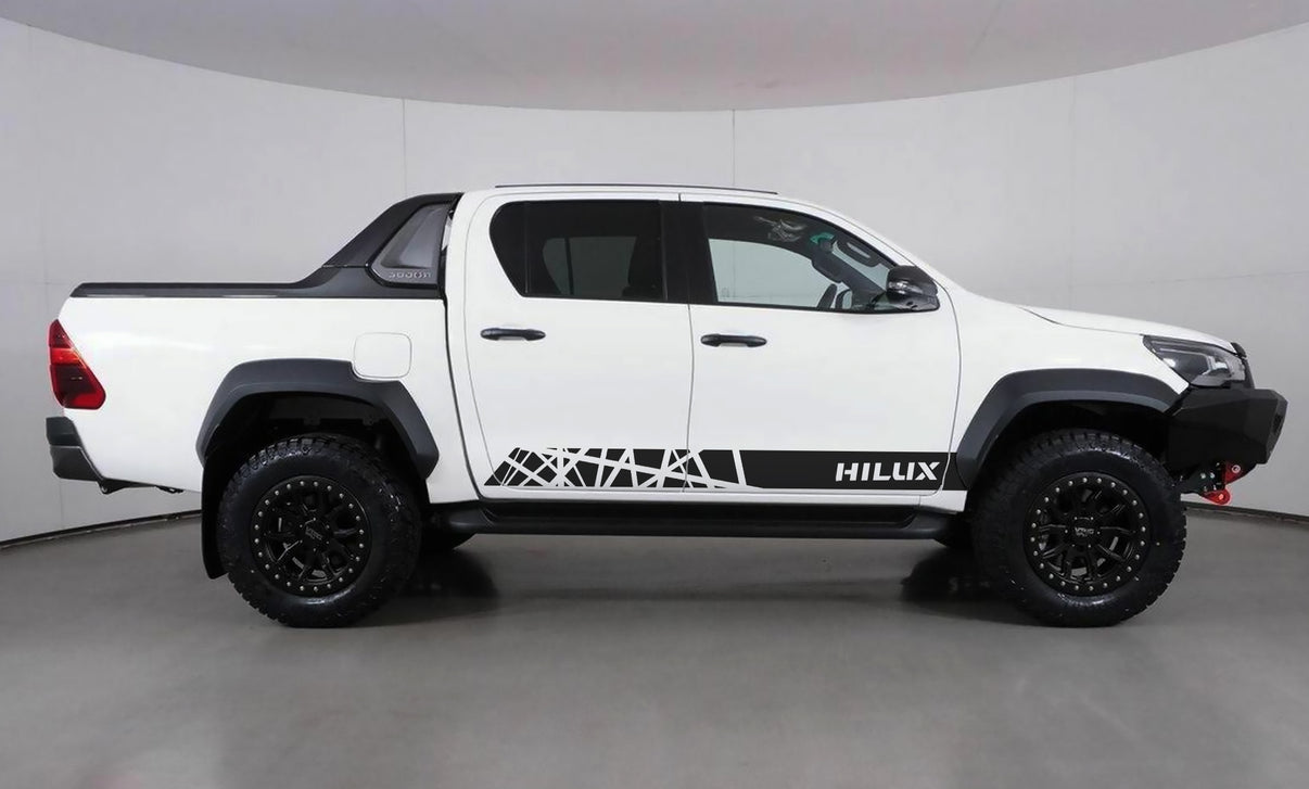 Side Stripe Racing V1 Toyota Hilux Bakkie Accessories Vinyl Sticker So ...