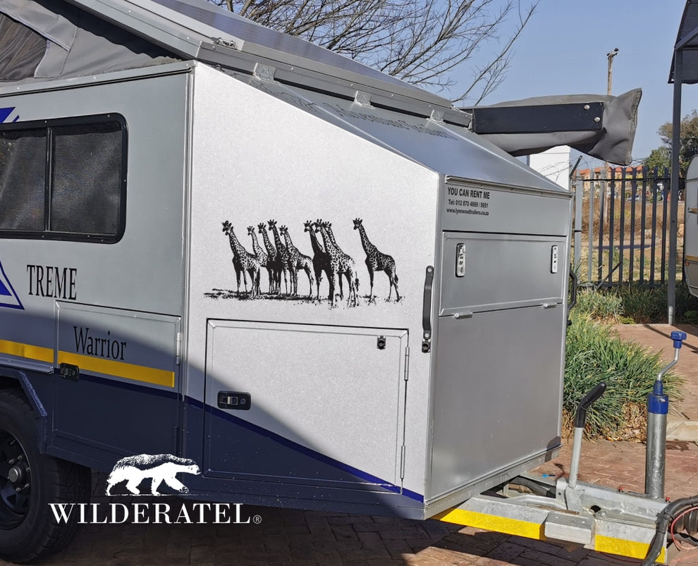 Tower of Giraffes Kameelperde Bakkie Car Vinyl Decal Sticker Art – Easy ...