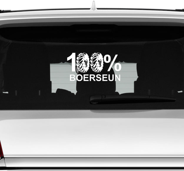 100% Boer Vinyl Sticker – Easy Vinyl ZA
