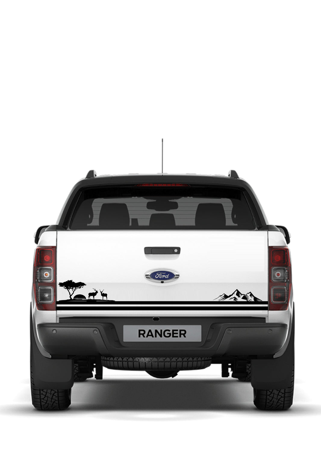 Bosveld Afrikaners African Wildlife Safari Vinyl Decal Stickers Bakkie ...