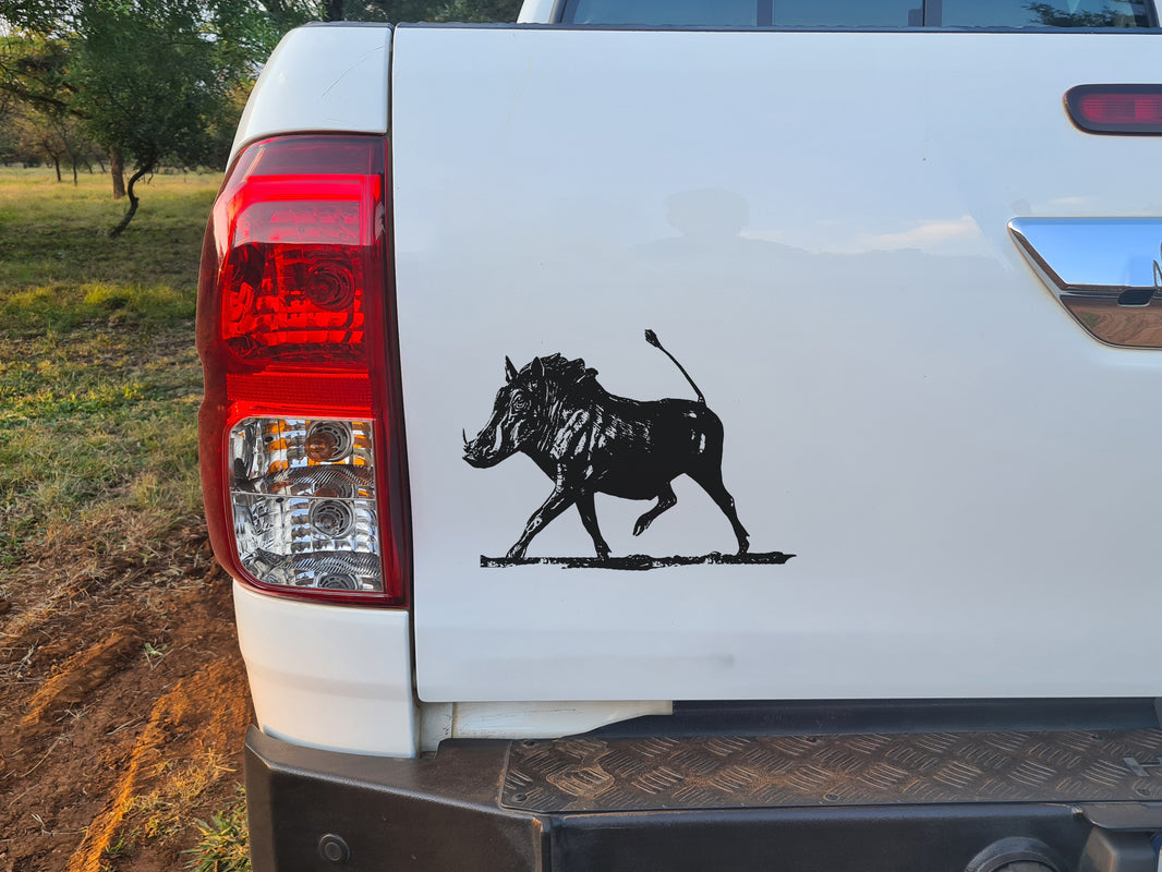 Bosveld Afrikaners African Wildlife Safari Vinyl Decal Stickers Bakkie ...